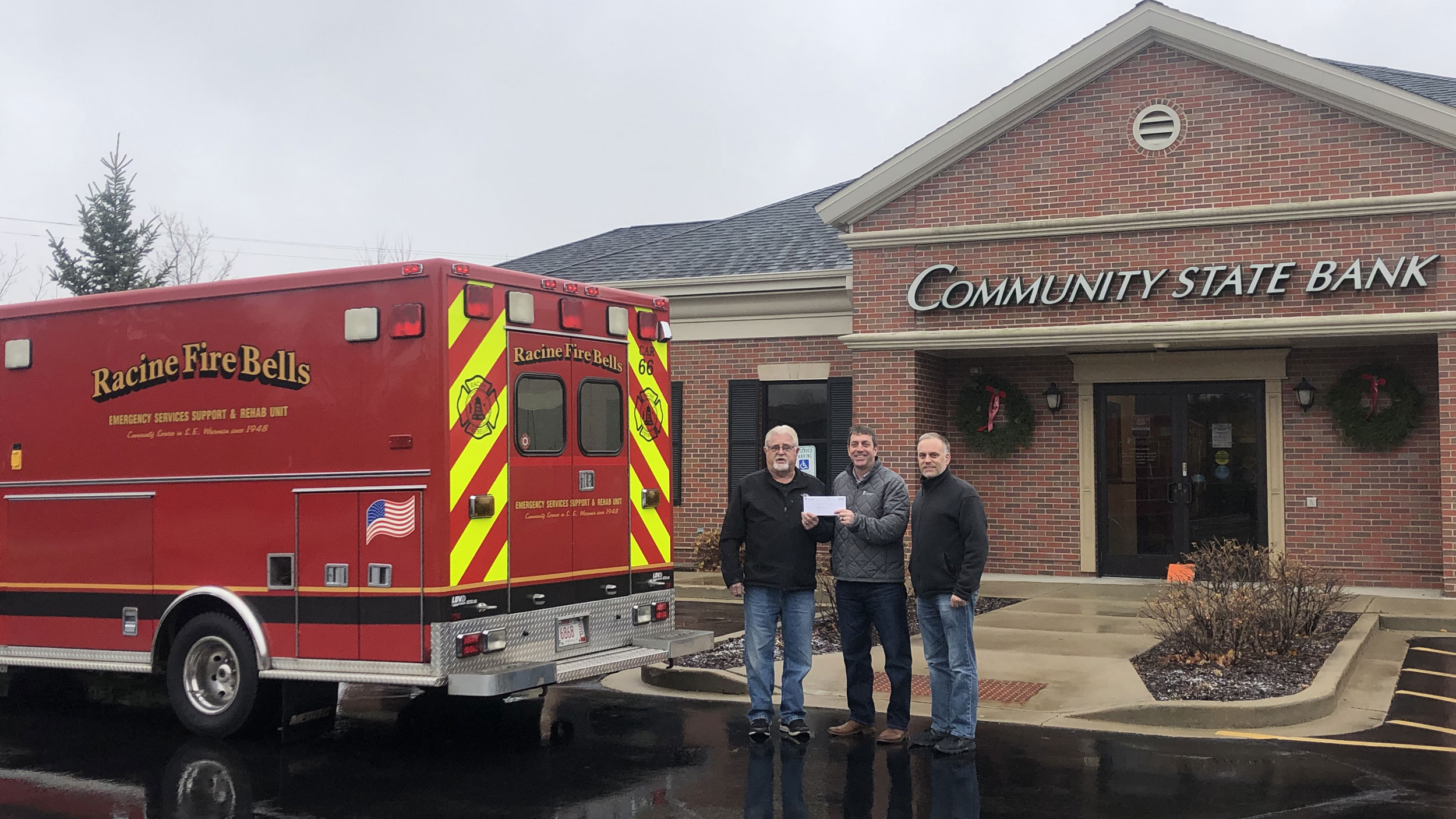 #Gift2Giving Racine Fire Bells - Community State Bank